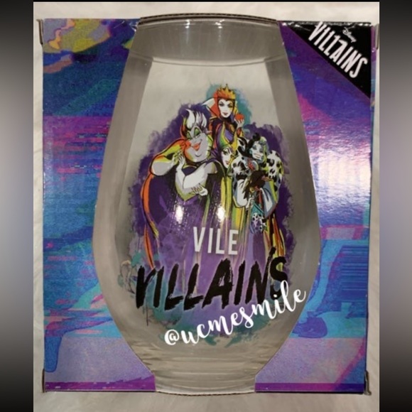 Disney | Dining | Disney Villains Tear Drop Glass | Poshmark